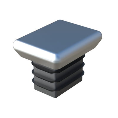 Rectangular tube insert - ISC Plastic Parts