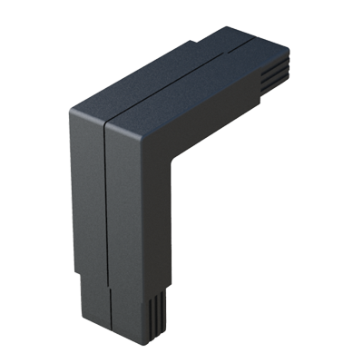 Elbow connector for rectangular tubes - ISC Plastic Parts