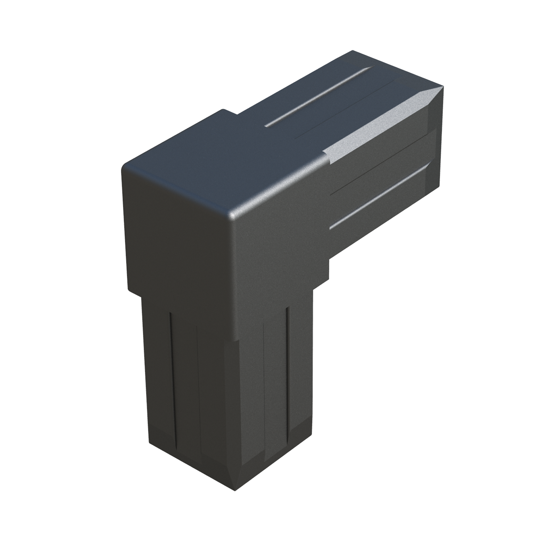 Connectors for square tubes - ISC Plastic Parts